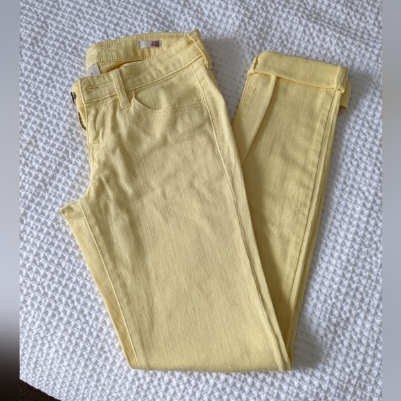 Arizona Jean Company | Jeans | Arizona Yellow Skinny Jeans | Poshmark